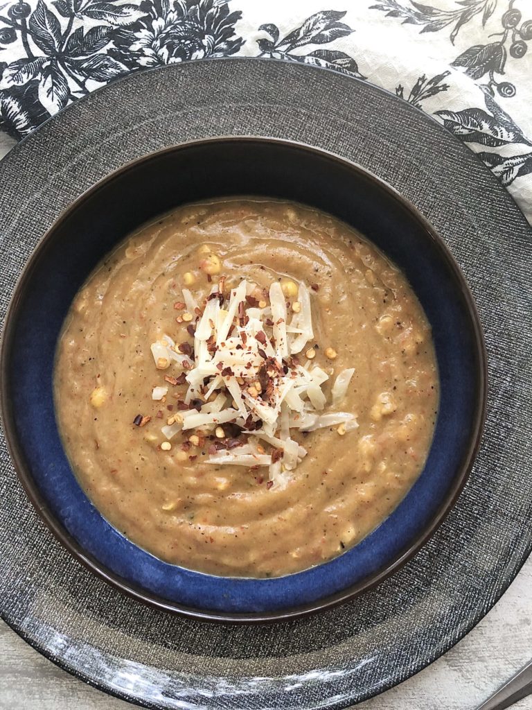 Cushaw Squash, Corn & Pepper Soup The Flourishing Times